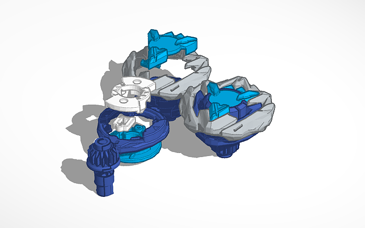3D design (Prototype)Beyblade X/UX DranBuster/1-60/A - Tinkercad