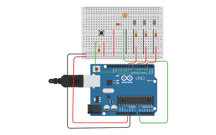 Circuit design Lab 3.3 - Tinkercad