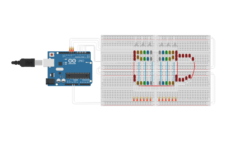 Circuit design FoL Proto 4 (Circuit Layout) | Tinkercad