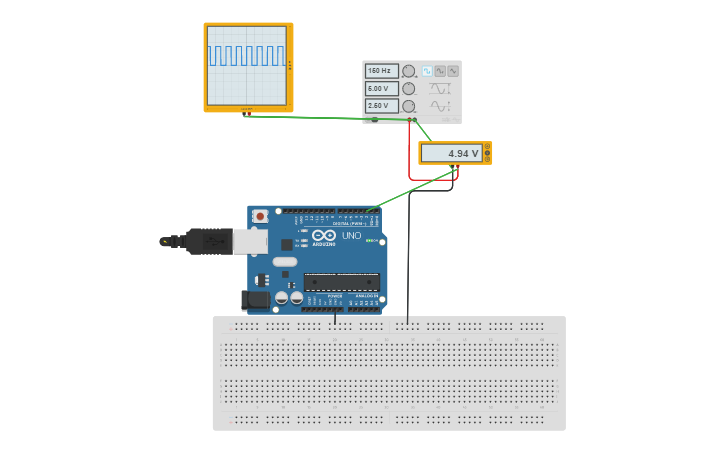 Circuit design Square wave frequency calculator | Tinkercad