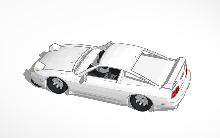 3D design Clean 180sx drift build - Tinkercad