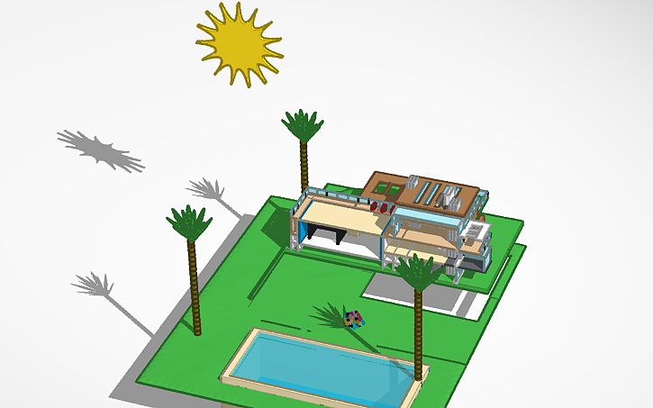3D design Copy of Backyard - Tinkercad