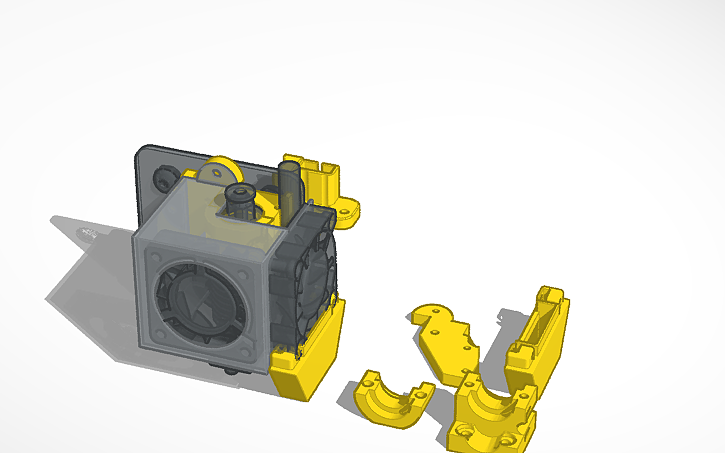3D design Ender 3 E3D mount | Tinkercad