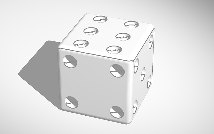 3D design Dice dice dice dice - Tinkercad