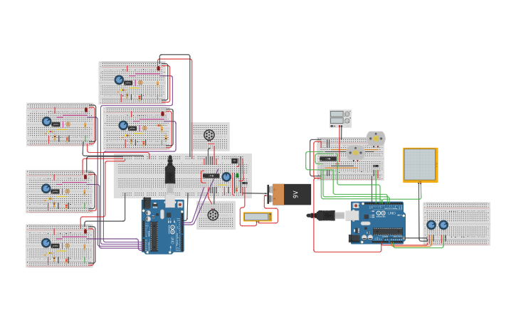 Circuit design EL-1 Type B - controller debug - Tinkercad