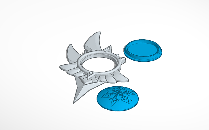 3D design Eula Vision - Genshin Impact. - Tinkercad