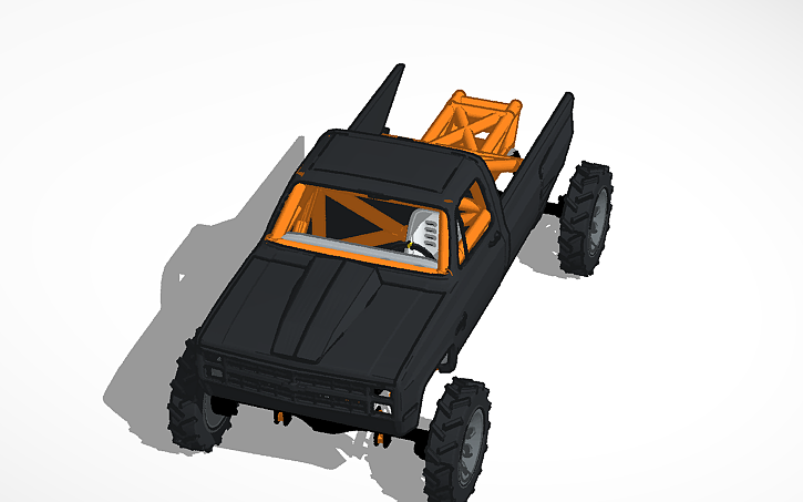 3D design 83 Chevy Silverado Mega Truck - Tinkercad