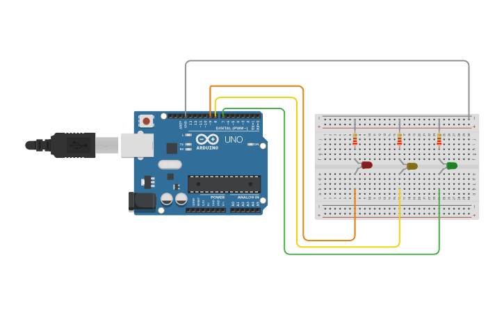 Circuit design Arduino - Tinkercad
