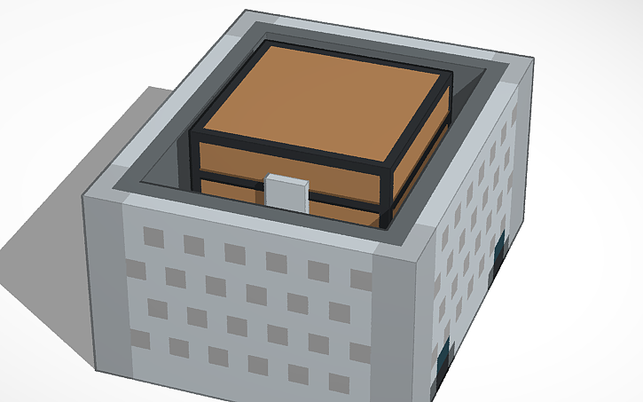 3d Design Minecraft Minecart With Chest Made By Me Tinkercad