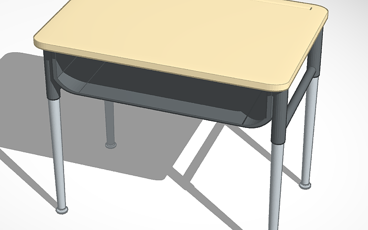3D design Table de classe - Tinkercad