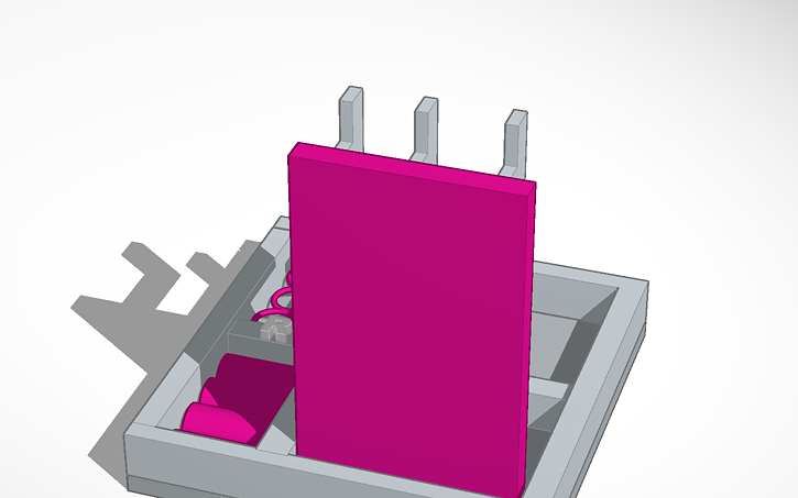 3D design Jewelry Box - Tinkercad