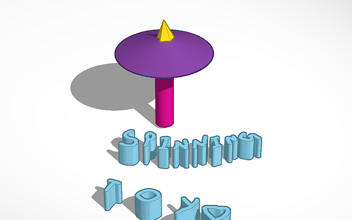 3d Design Spinning Toy Tinkercad