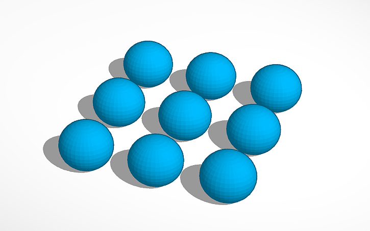 3D design Balls - Tinkercad