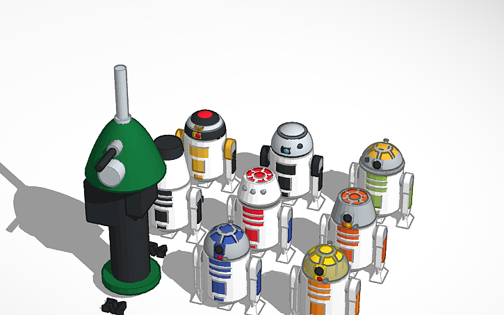 3D design R-Series Astromech Droids | Tinkercad