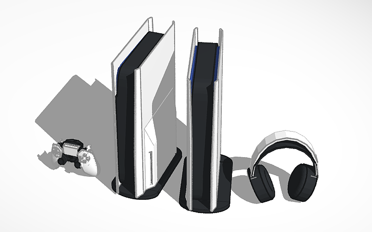 3d Design Ps5 Tinkercad