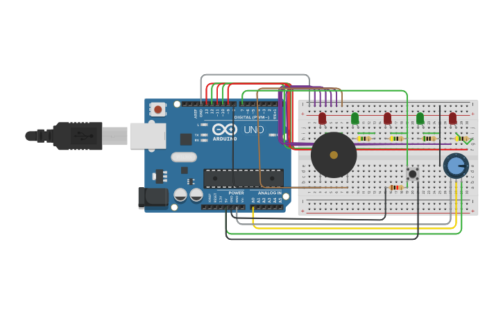 Circuit design Activity 5 | Tinkercad