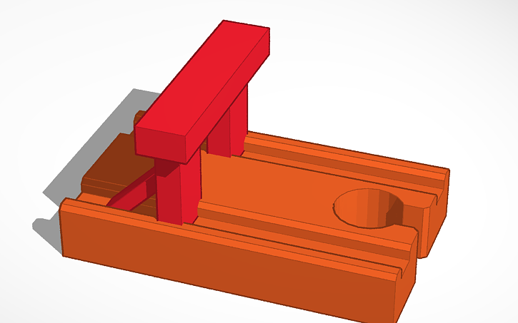 3D design Brio train track terminator - Tinkercad
