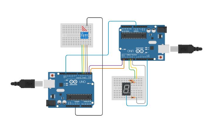 Circuit Design Copy Of Display De 7 Segmentos Tinkercad