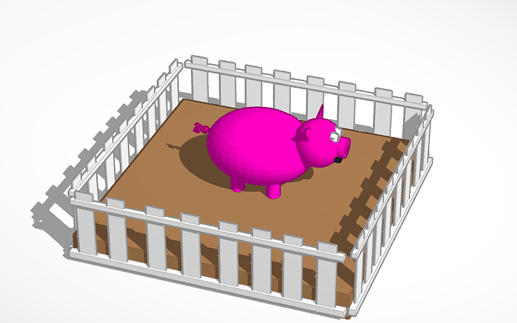 3D design Pig | Tinkercad