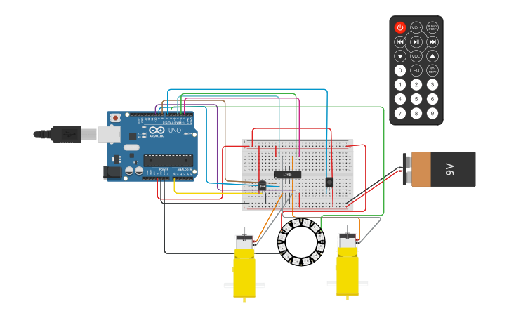 Circuit design Trabalho Final | Tinkercad