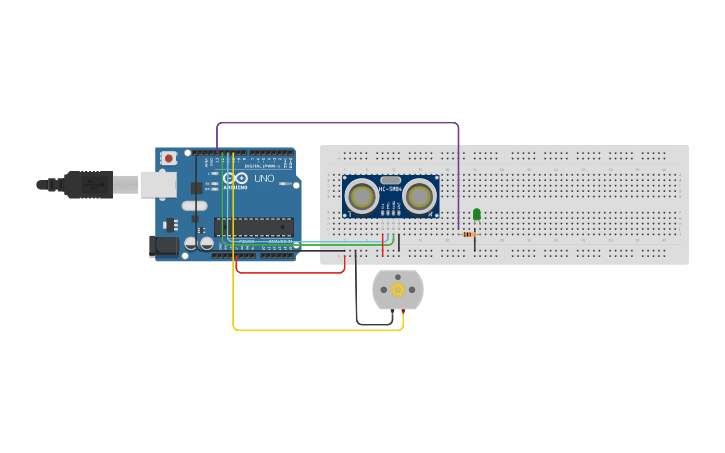 Circuit Design Sensor De Distancia Hc Sr04 Karen Mina Tinkercad