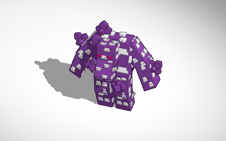 3D design Minecraft 2021 mob contest: The guardian of amethyst geodes ...