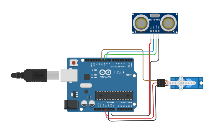 Circuit design Micro server - Tinkercad