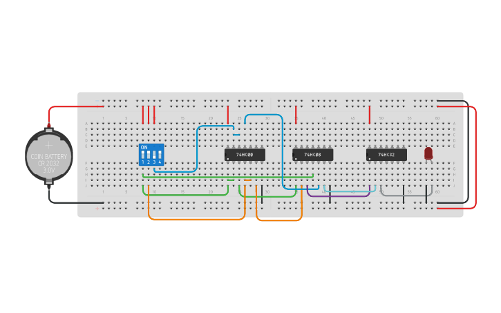 Circuit design ejercicio examen | Tinkercad
