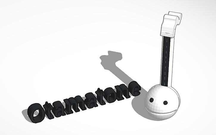 3D design Otamatone - Tinkercad