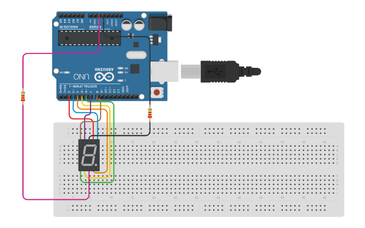 Circuit design Practica 1 Sistemas Programables - Tinkercad Circuit design Practica 1 Sistemas Programables - Tinkercad
