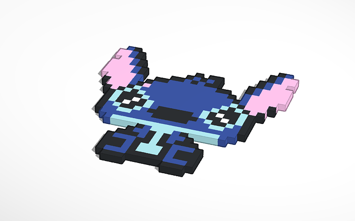 3D design stich - Tinkercad