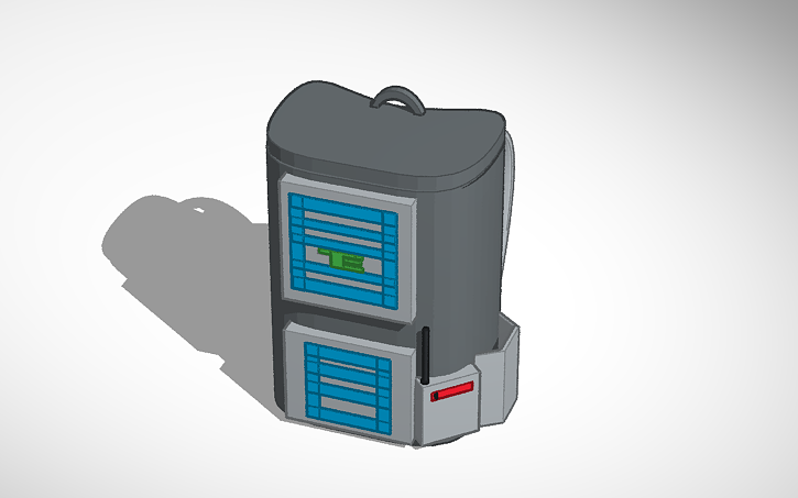 3D design backpack | Tinkercad