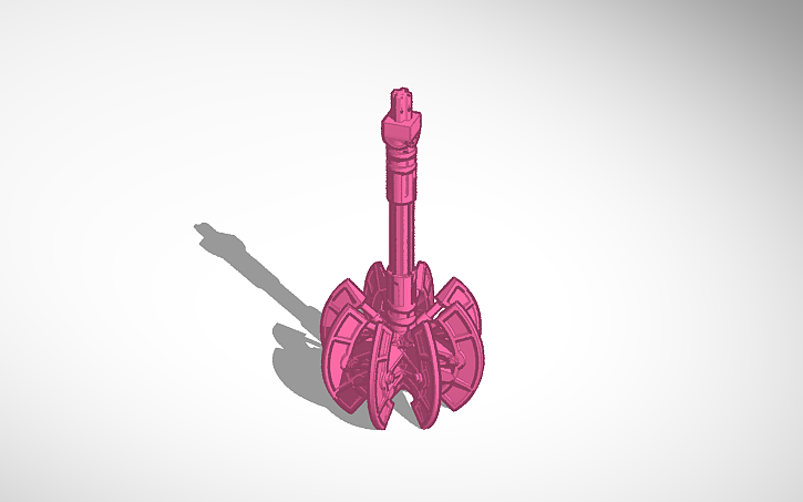 3D design Bionicle Flanged Mace - Tinkercad