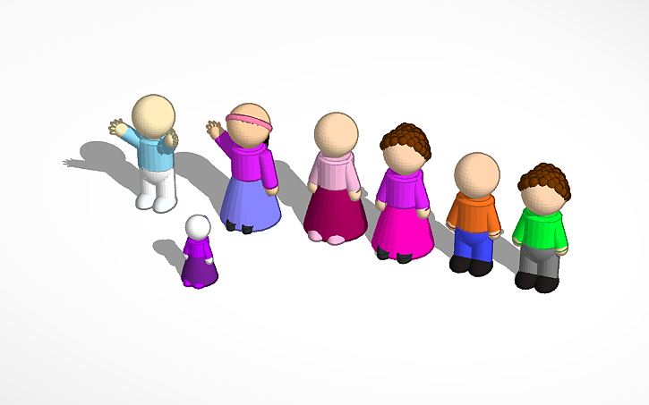 3d Design Characters Tinkercad