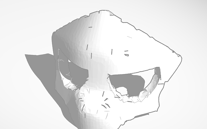 3D design Puro mask - Tinkercad