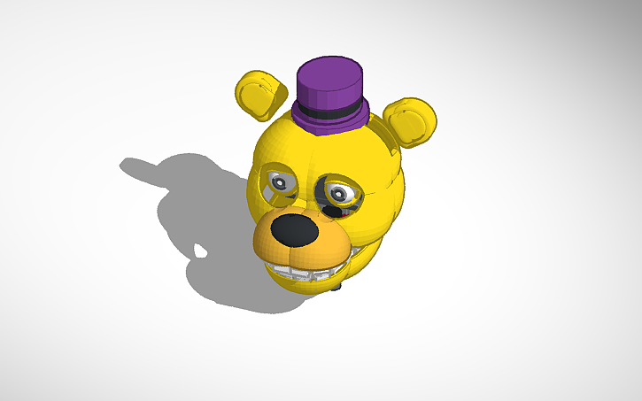 3D design Fredbear head | Tinkercad