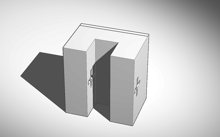 3D design IR Sensor Mount - Tinkercad