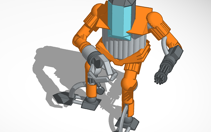 3D design Awesome Mech | Tinkercad