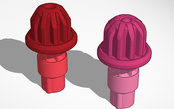 3D design 9GT & 9GP (Gear Taper & Gear Point) - Tinkercad