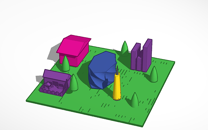3D design ELI MAP - Tinkercad