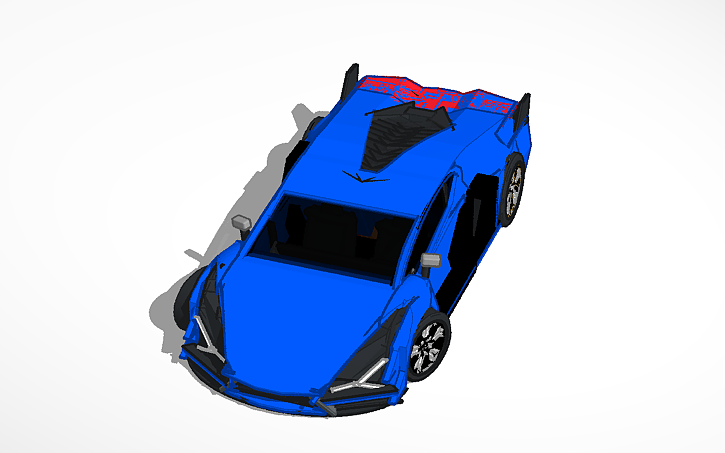 3D design Lamborghini - Tinkercad