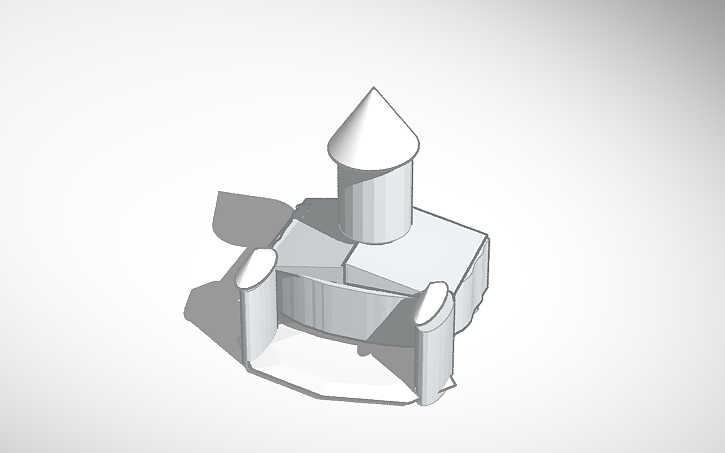 3D design Palace Template - Tinkercad