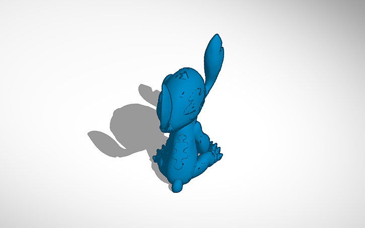 3D design Stich stuffedanimal By Wille - Tinkercad