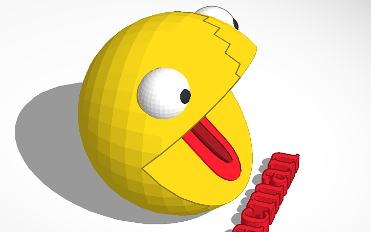 3D design pacman | Tinkercad