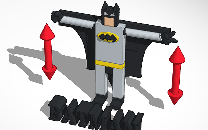 3D design Batman - Tinkercad