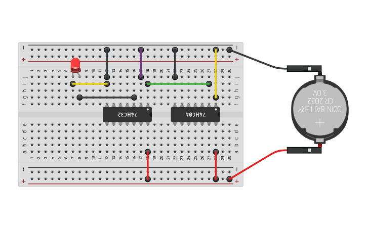 Circuit design Basic Circuit | Tinkercad