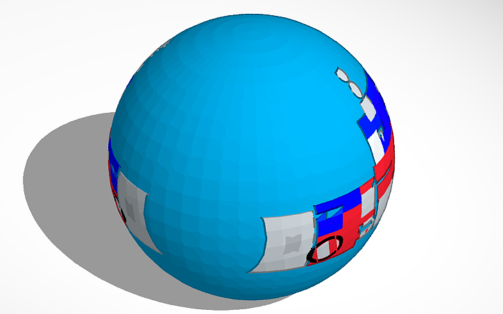 3D design optimus prime ball - Tinkercad