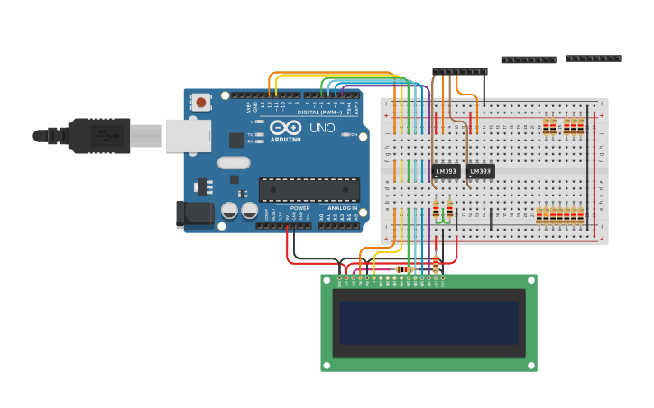 Circuit design Multicell Voltage Monitor | Tinkercad