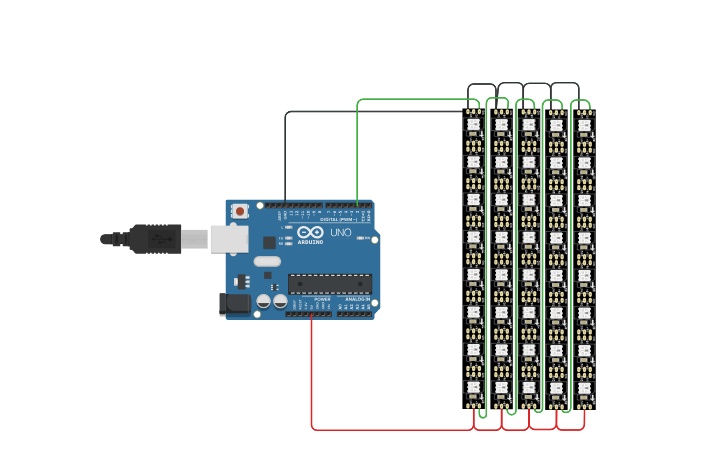 Circuit design LEDST5_Neopixel_Number - NovaLabs | Tinkercad