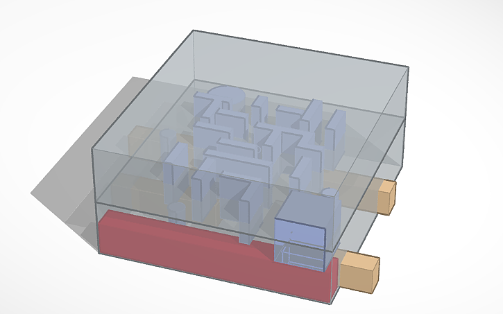 3D design Maze game 3/3 | Tinkercad